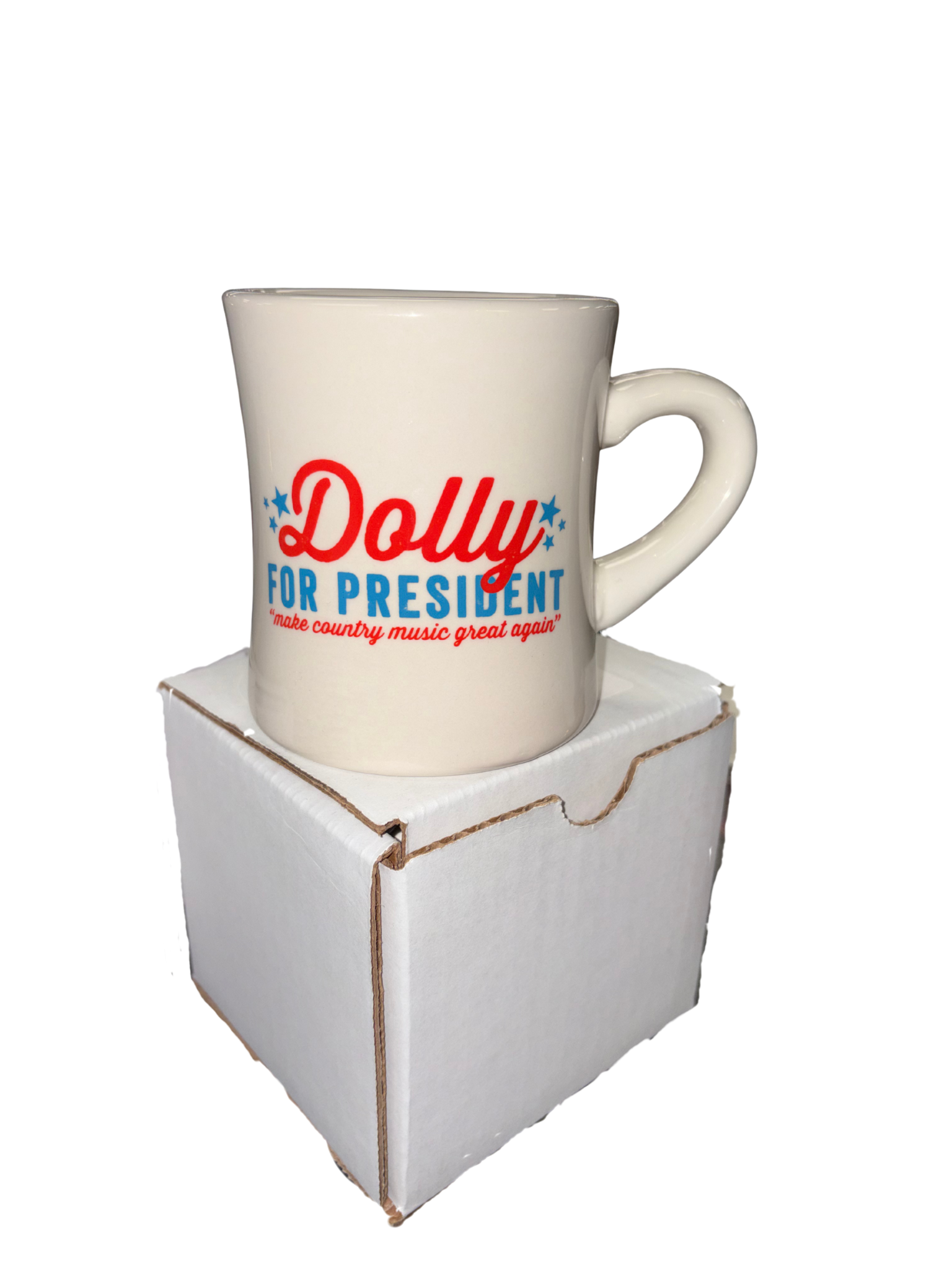 "Dolly For President" Diner Mug – NashvilleSouvenirs.com