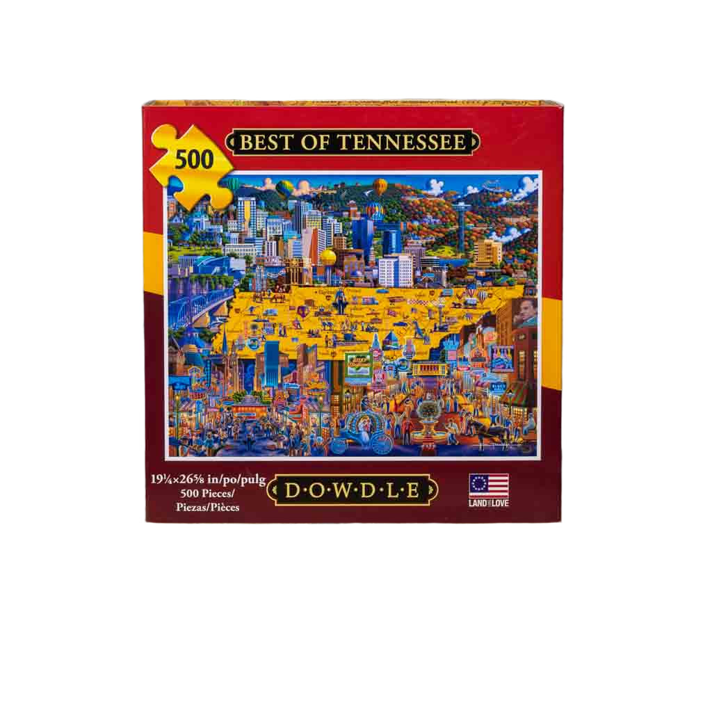 500 piece "Best of Tennessee" Jigsaw Puzzle | NashvilleSouvenirs.com