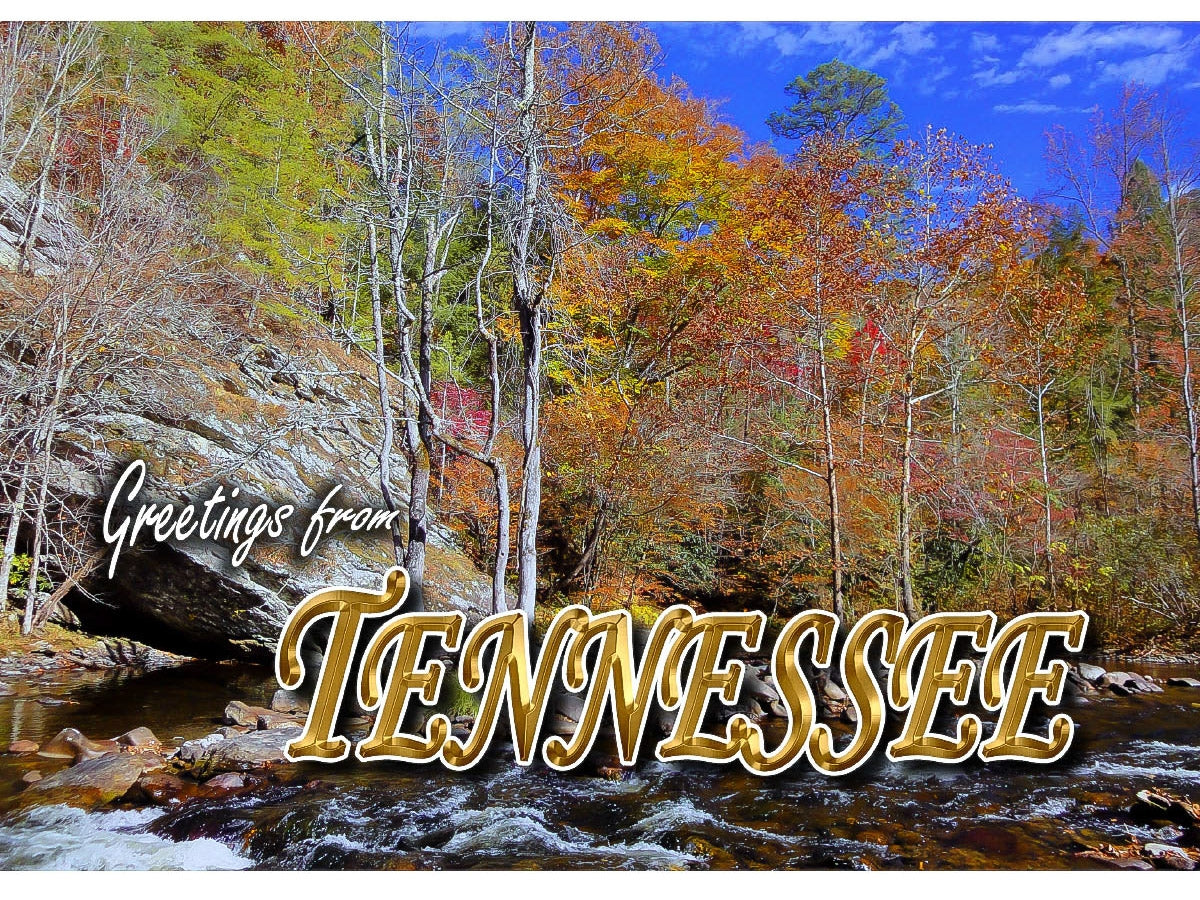 Tennessee Postcard | Greetings from Tennessee | NashGifts.com ...